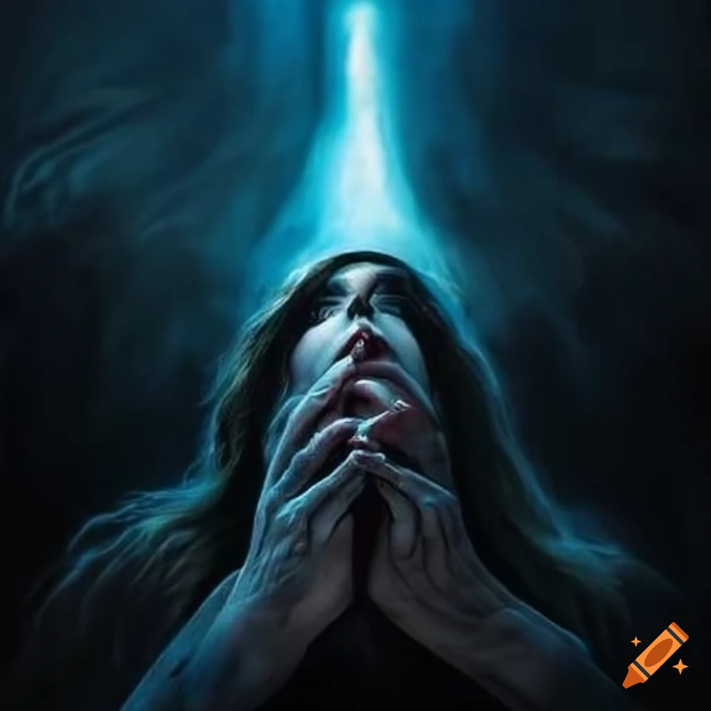 Artistic depiction of the spirit leaving the body