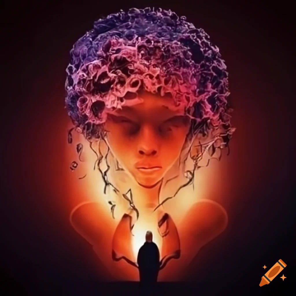 Inspiring motivational profile picture on Craiyon