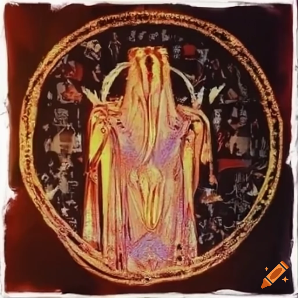 Symbolic representation of the name YHVH on Craiyon