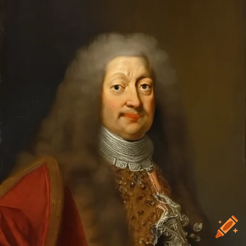 Detailed portrait of Frédérik Ruysch on Craiyon