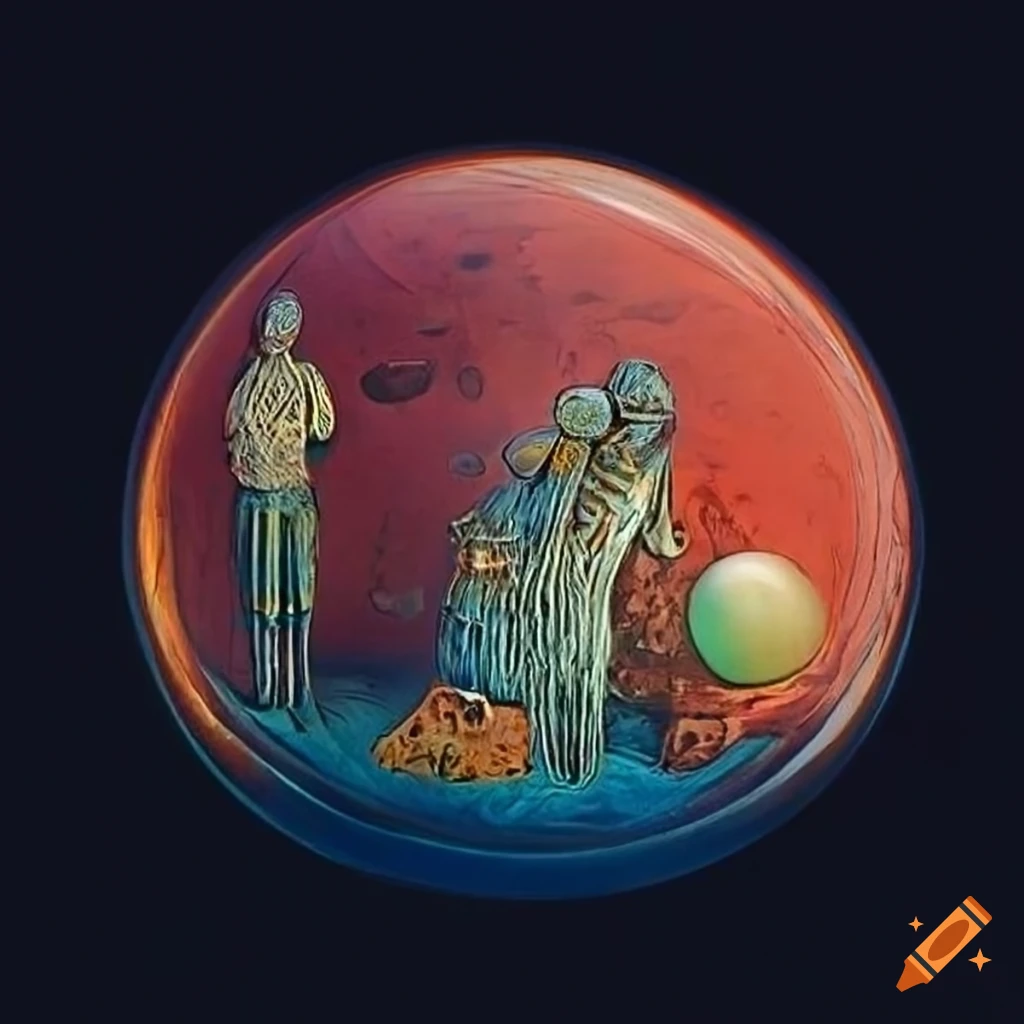 Abstract artwork inspired by moebius