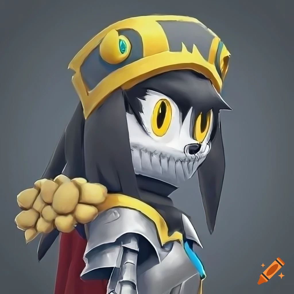 Detailed and realistic portrait of a knight in manga style on Craiyon