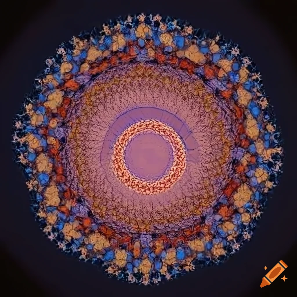 Abstract art of dynamic expansive networks on Craiyon