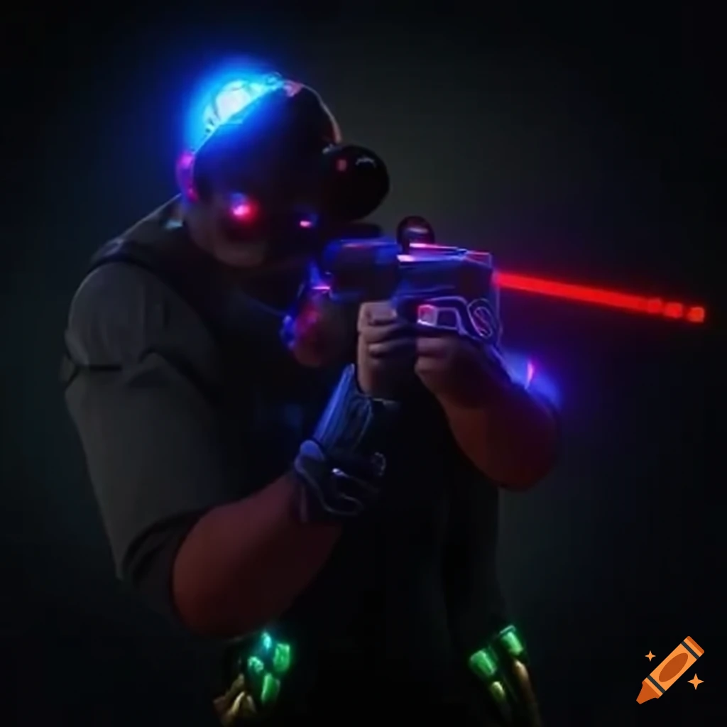 Image of laser games on Craiyon