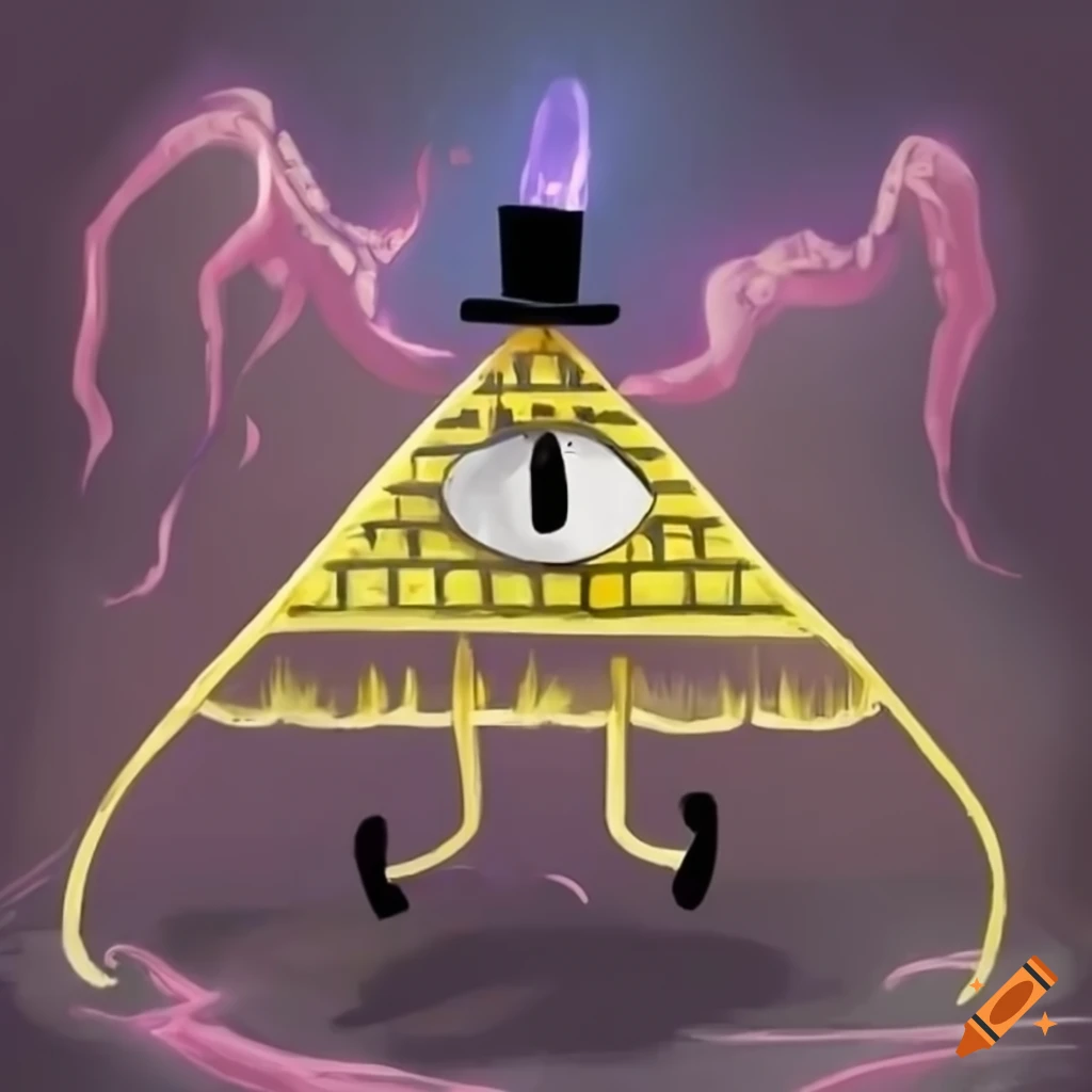 Ford pines, gravity falls on Craiyon