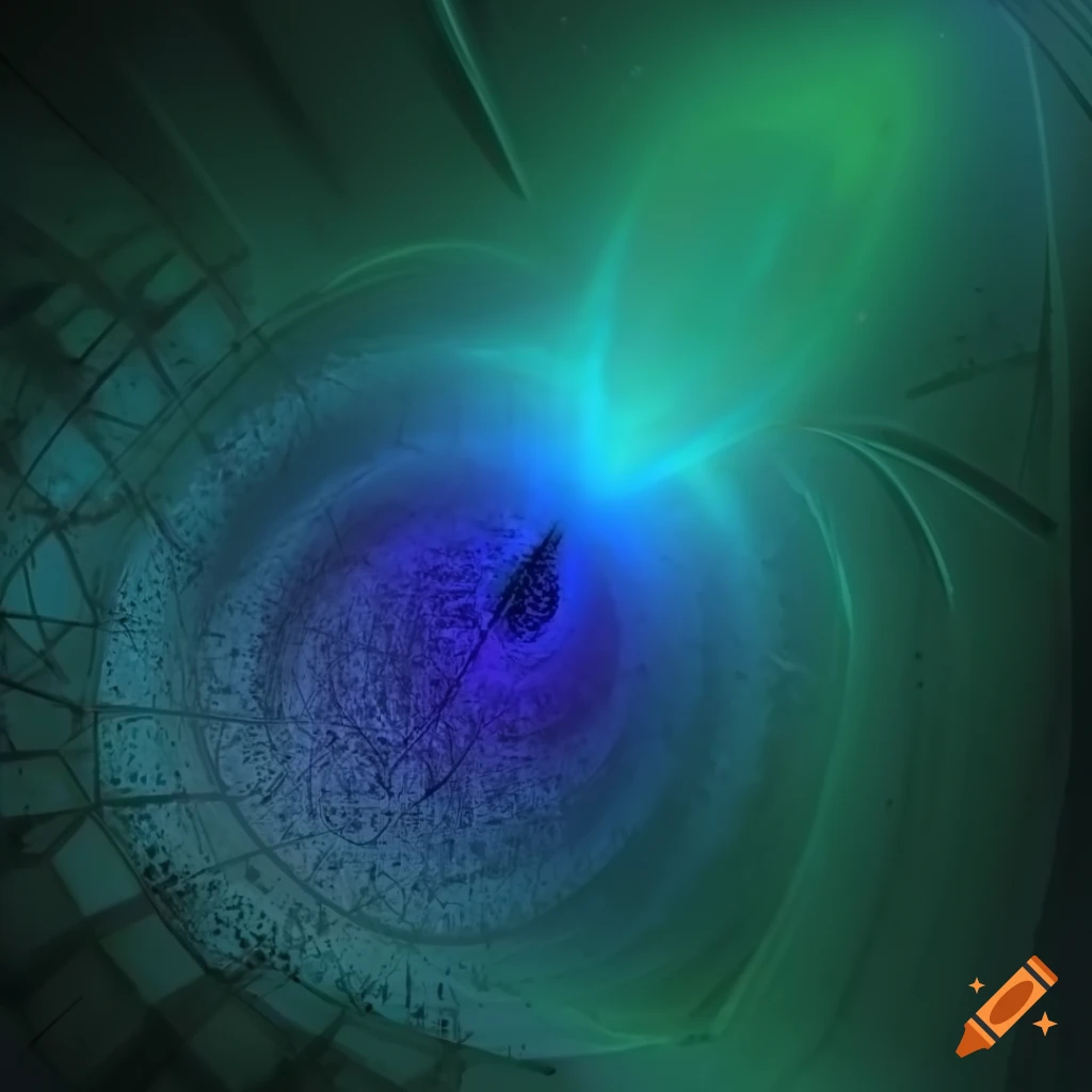 Abstract gothic art with light visualization on Craiyon