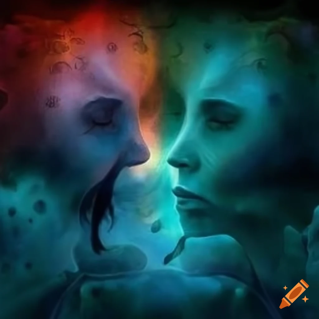 Abstract representation of breath, aspiration, ascension on Craiyon