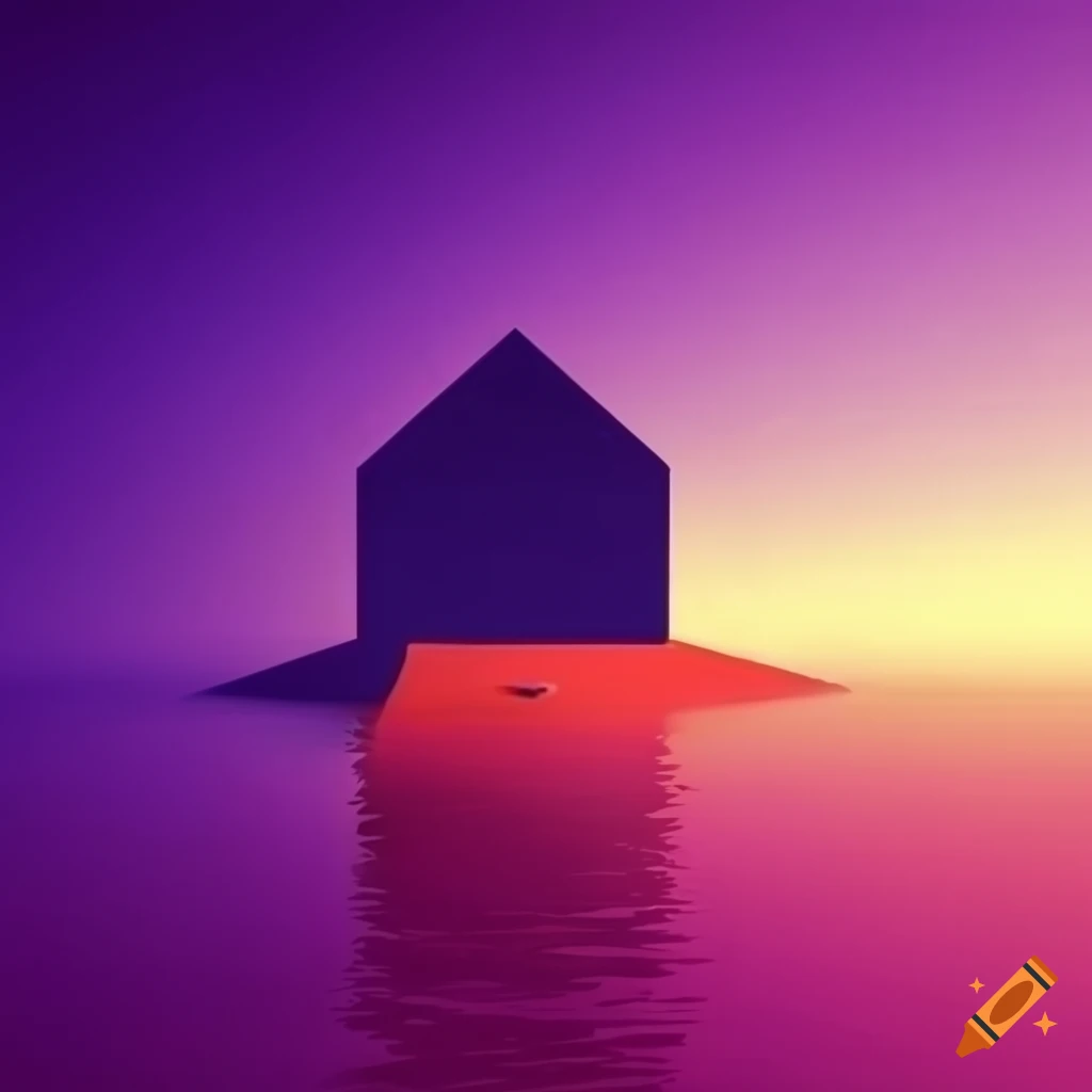 Abstract image with multiple perspectives