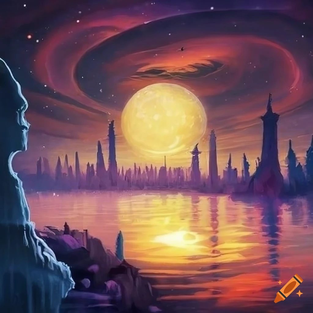 Mind-blowing celestial artwork on Craiyon