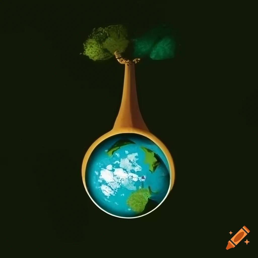 Graphic design promoting environmental care on Craiyon