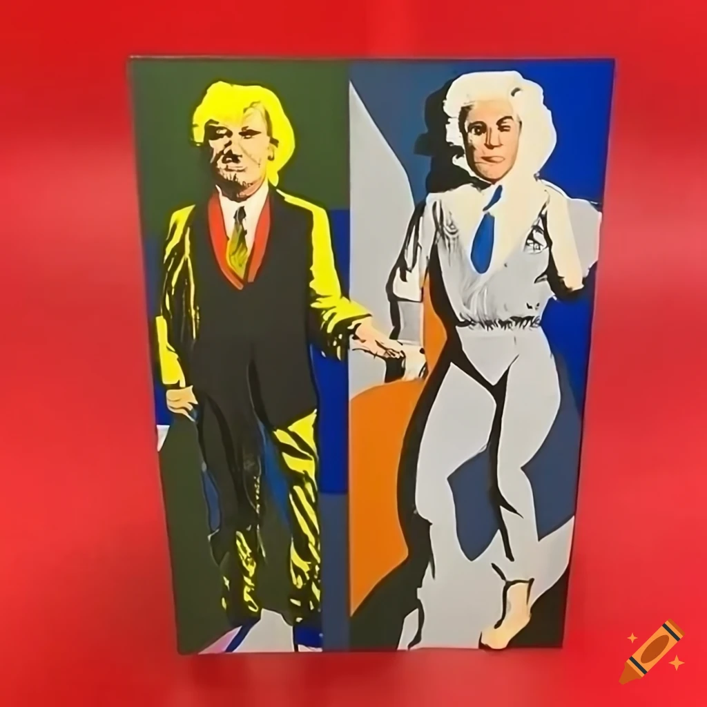 Vintage action figures artwork by andy warhol and roy lichtenstein on Craiyon
