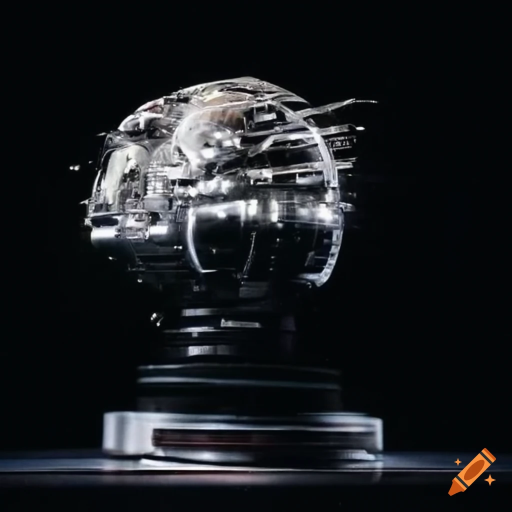 Portable fictional pocket teleporter concept drawing on Craiyon