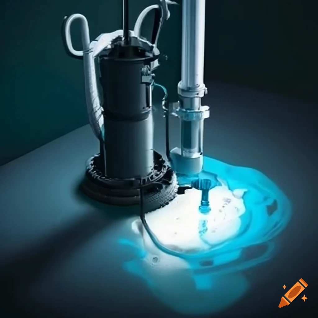 Advanced sump pump robot on Craiyon