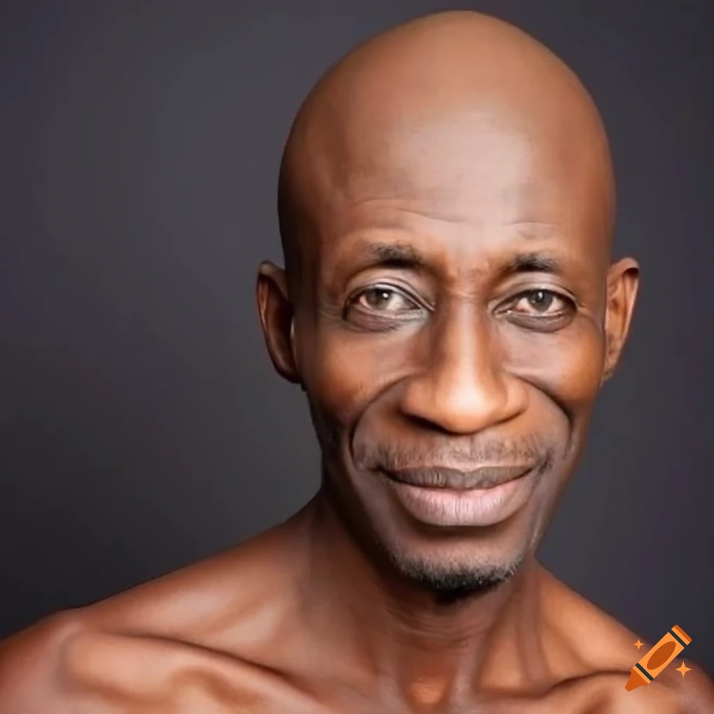 Portrait of a handsome older african man on Craiyon