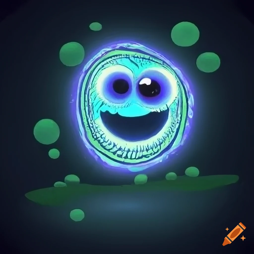 Snowman and green alien enjoying soda during quirky hours on Craiyon