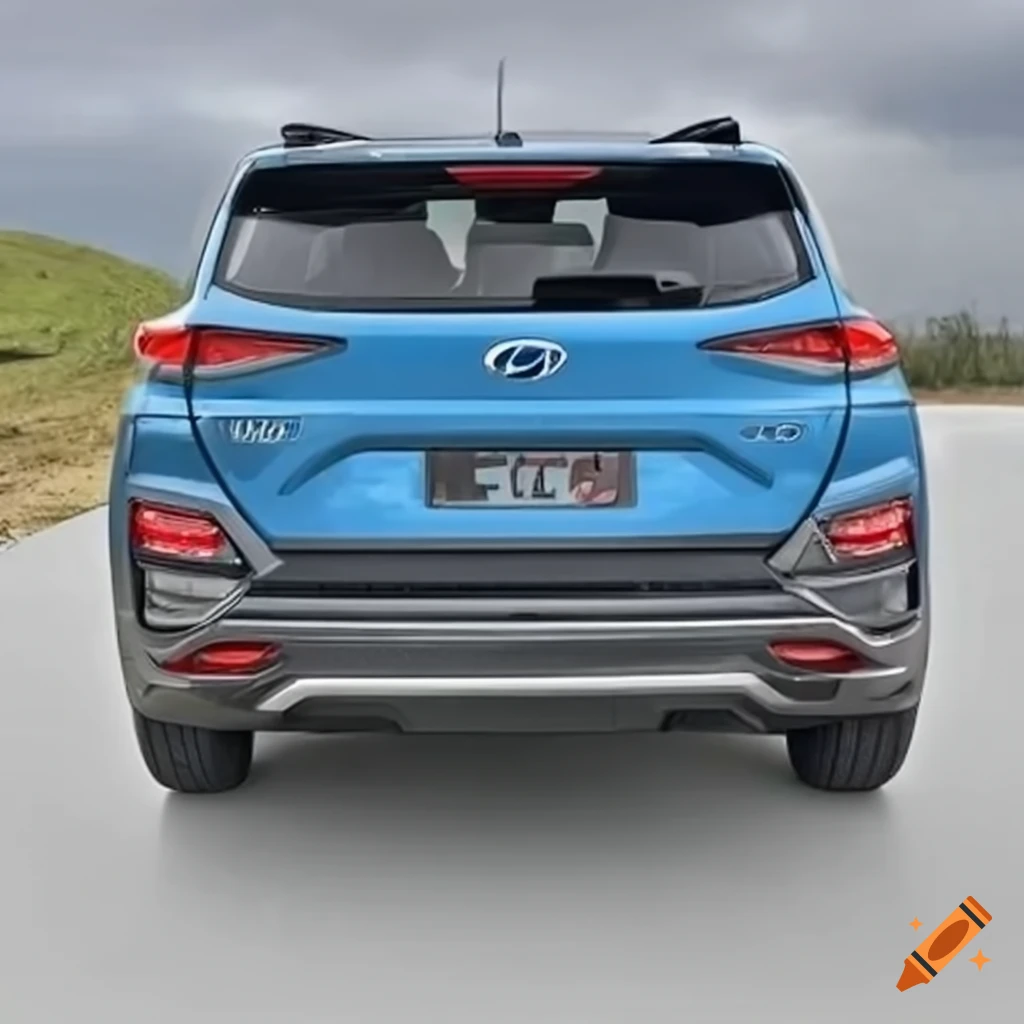Rear view of 2022 hyundai santa fe kona on Craiyon