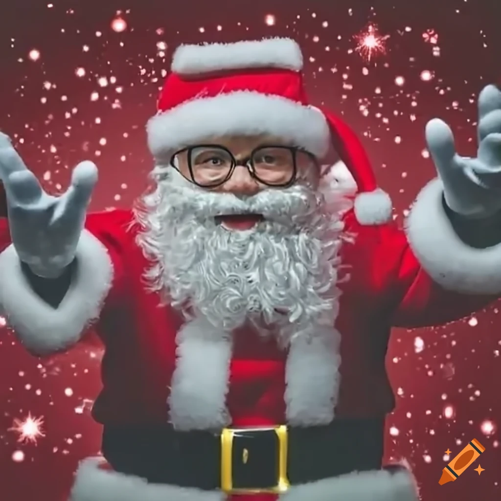 Cool santa on Craiyon