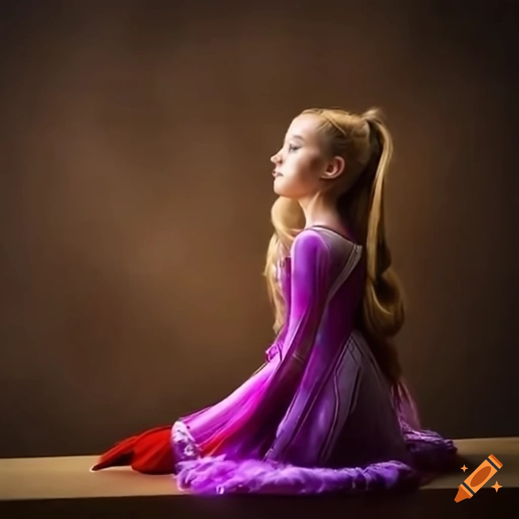 Captain marvel as rapunzel in a classroom