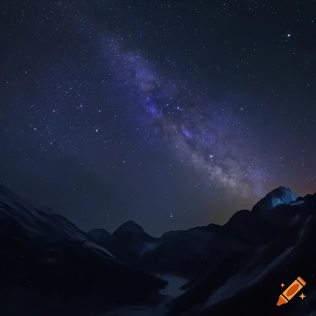 Milky way galaxy in outer space on Craiyon