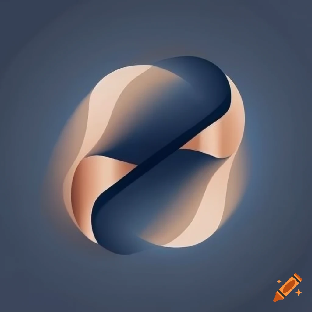 Modern name card design in beige and navy