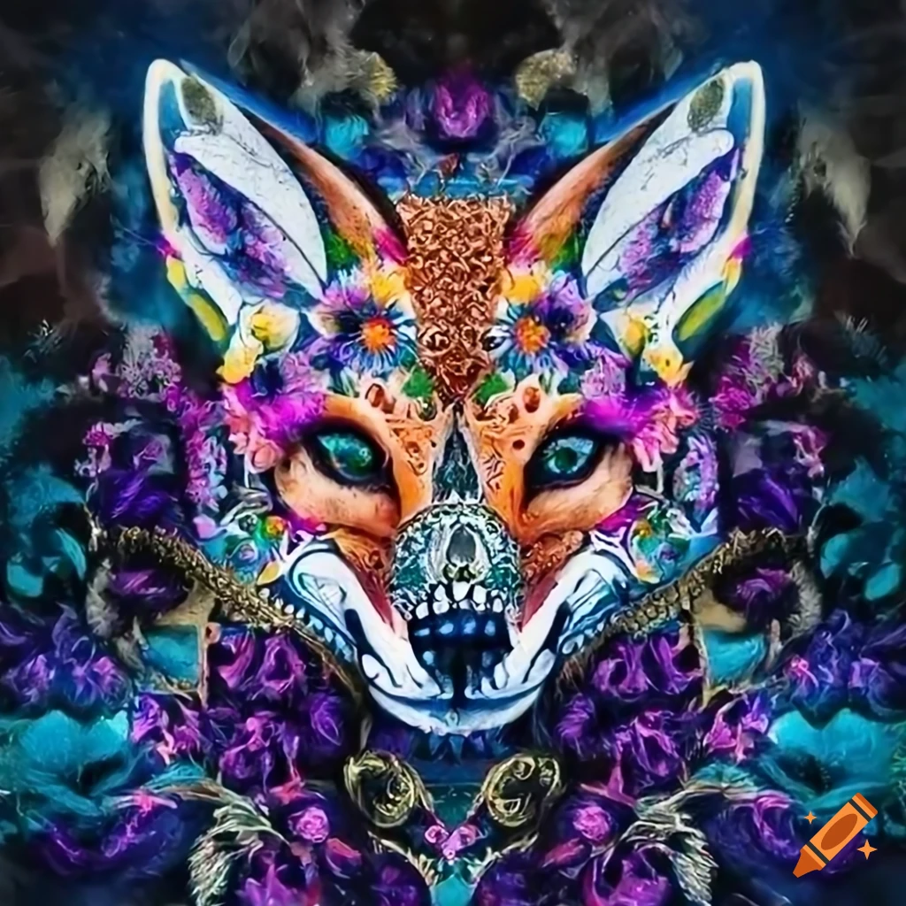 Intricate artwork of the chupacabra on Craiyon