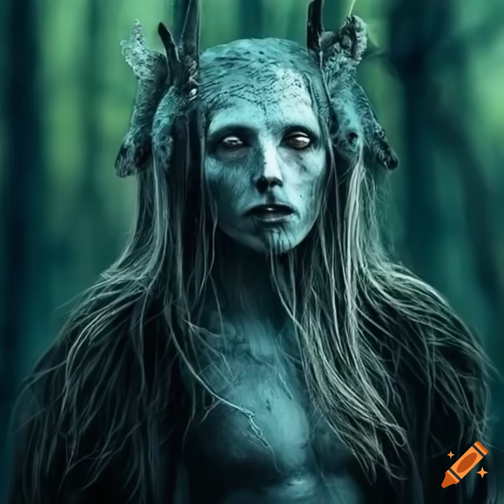 Illustration of leszy, a mythical creature from slavic folklore on Craiyon