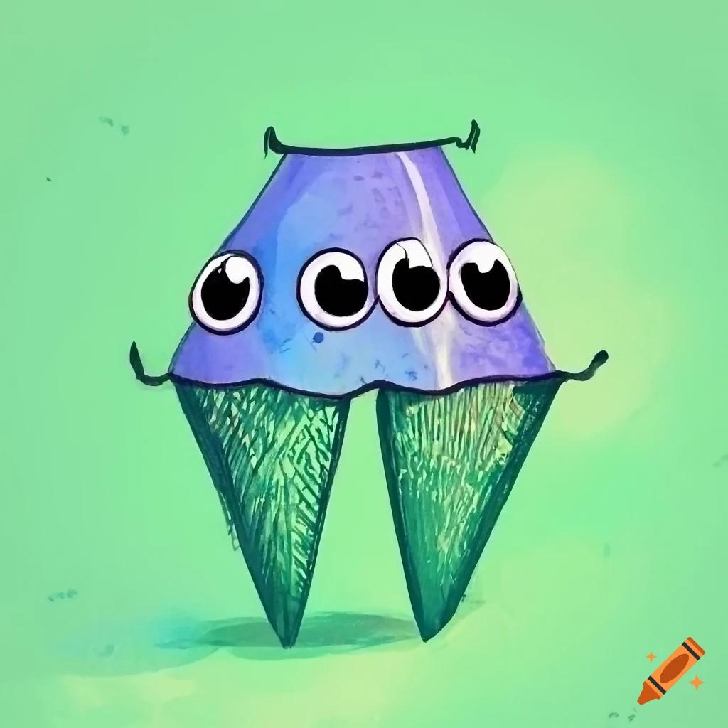 Magical chibi monsters eggs on a background on Craiyon