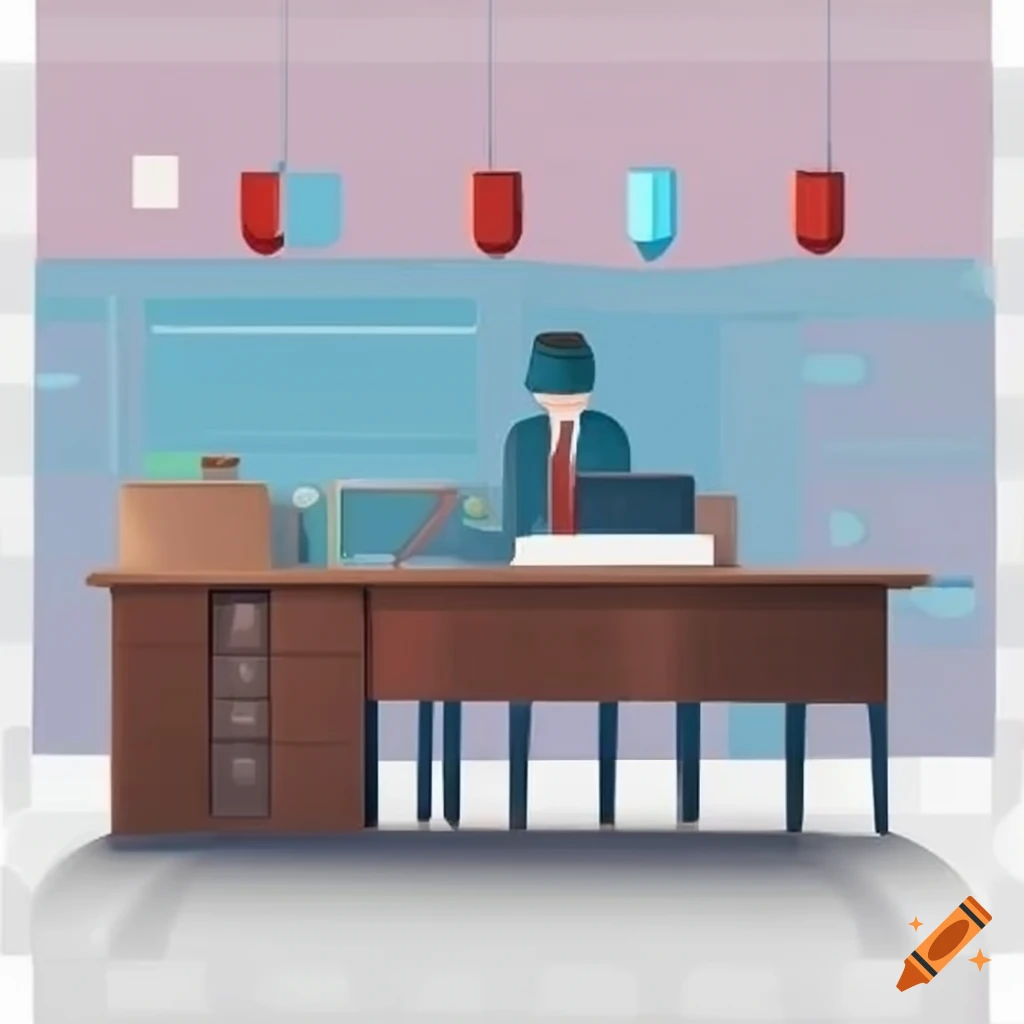 Cartoon business counter on Craiyon