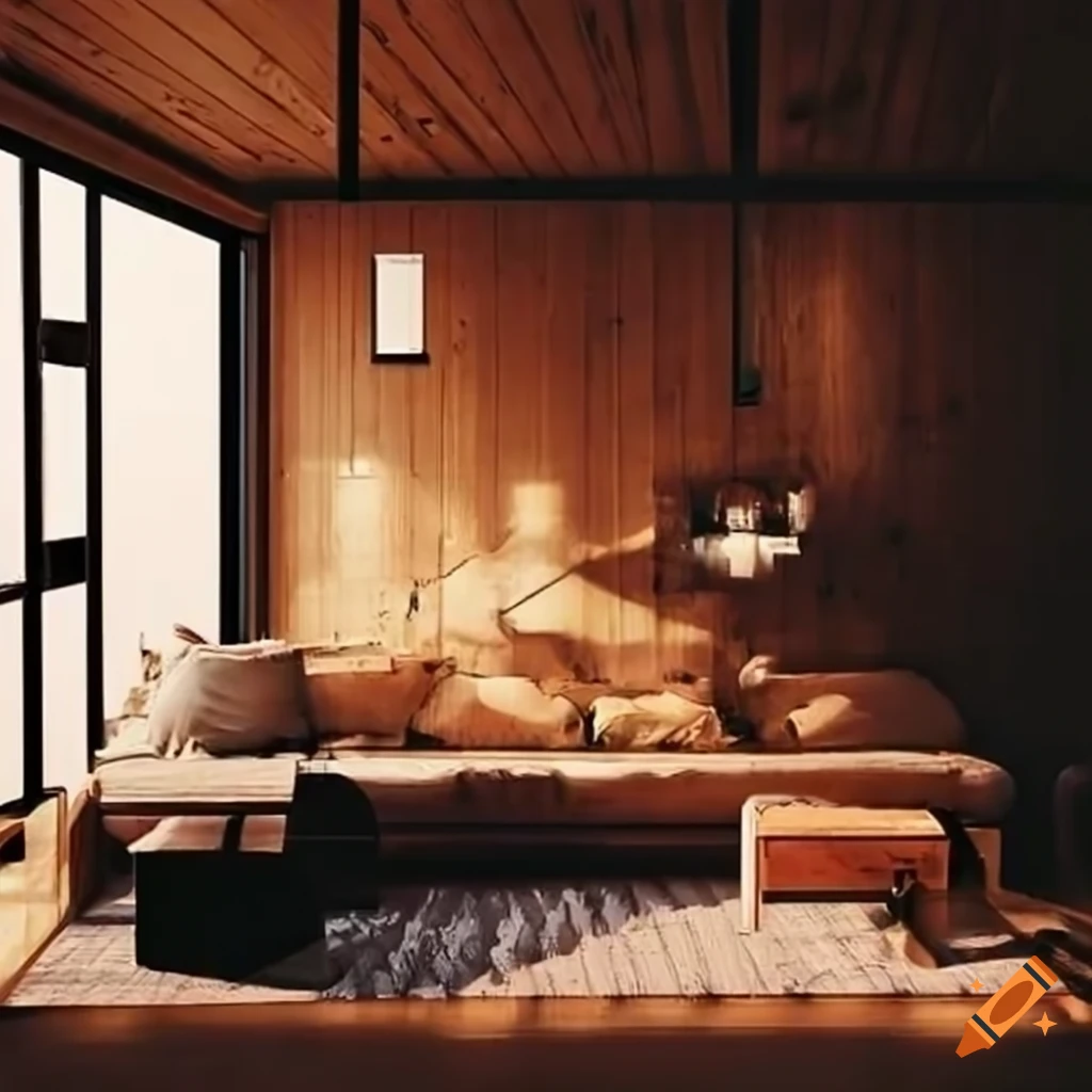 Minimalistic cabin interior design