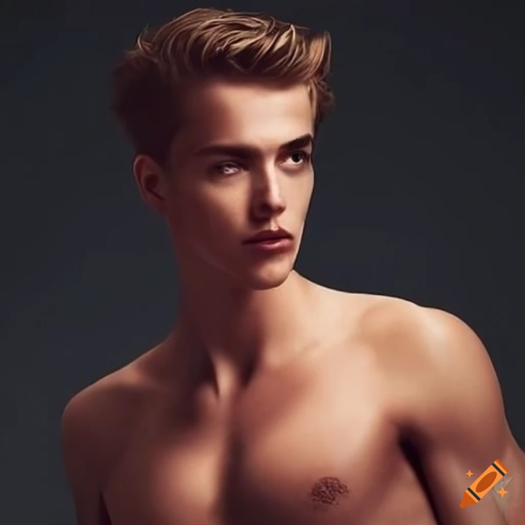 Portrait of a man without arms on Craiyon