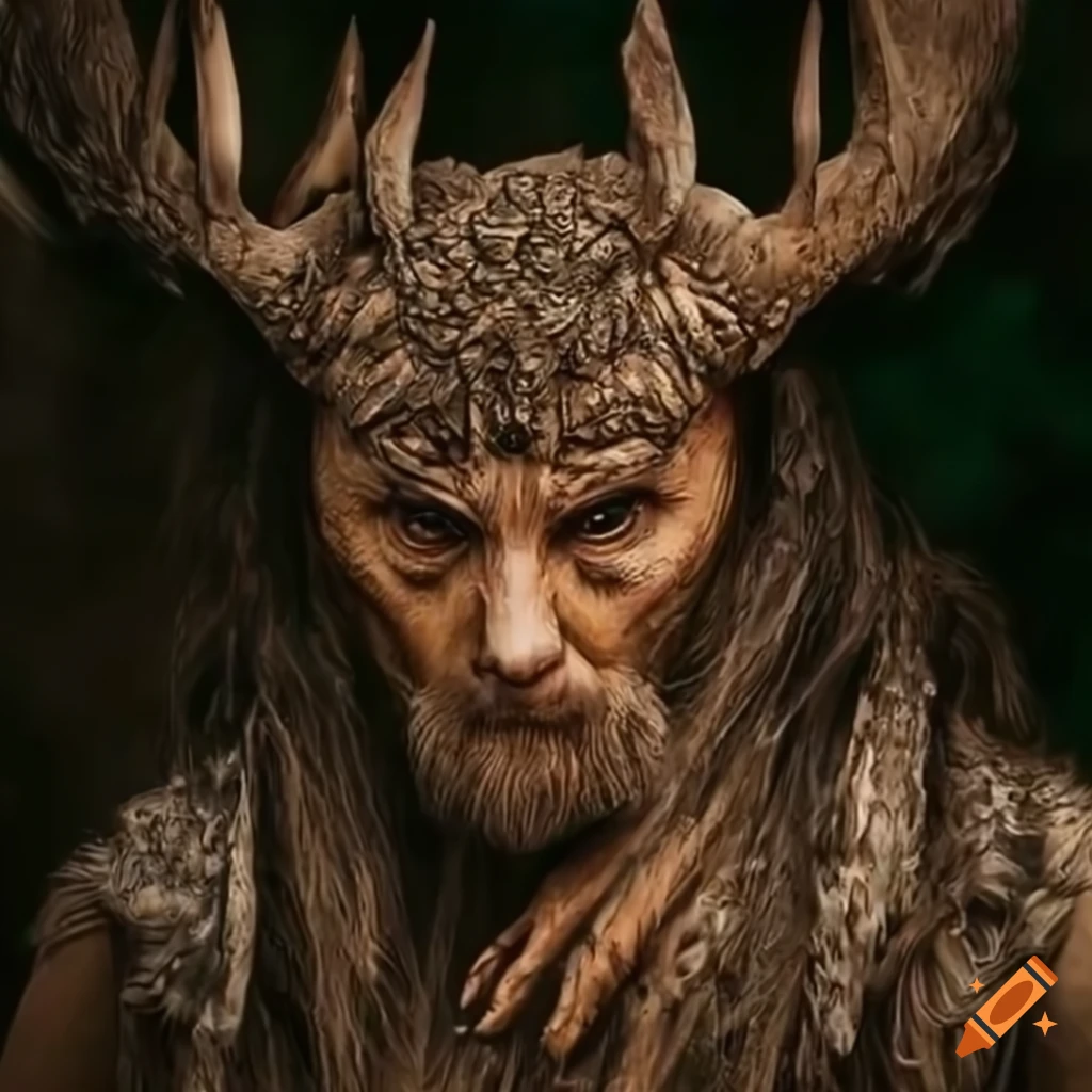 Illustration of Leszy, a mythical creature from Slavic folklore on Craiyon