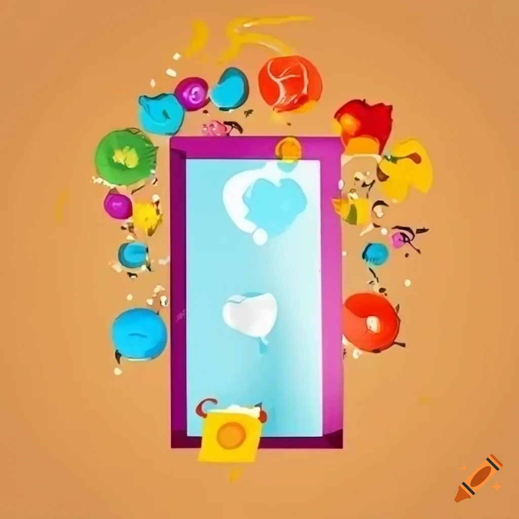 Poster illustrating the positive impact of social media on Craiyon