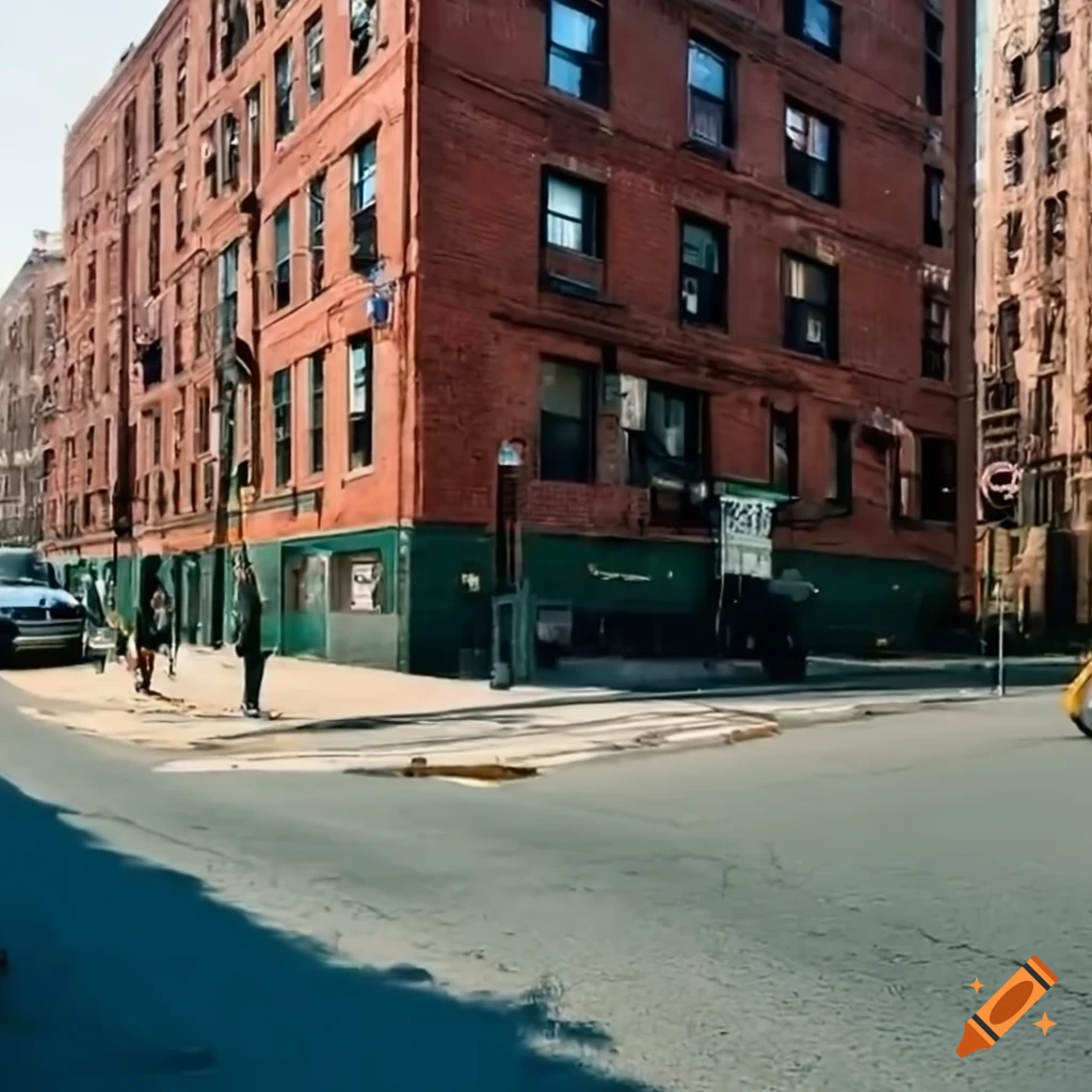 Highly detailed street in the bronx during summertime on Craiyon