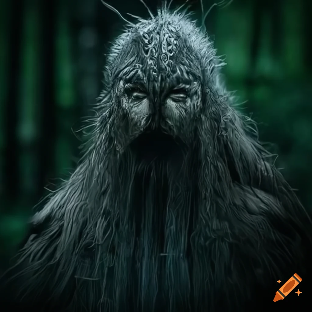 Illustration of leszy, a mythical creature from slavic folklore on Craiyon