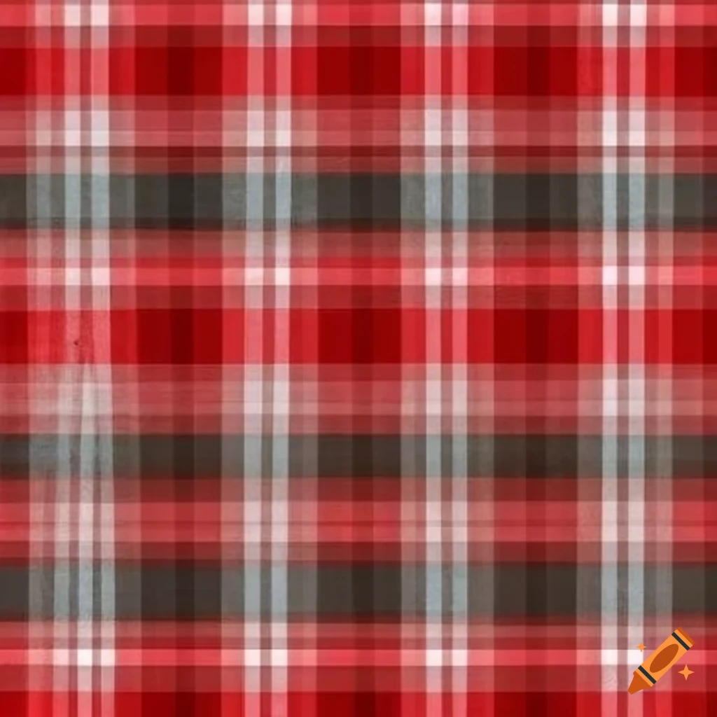 Christmas plaid design print