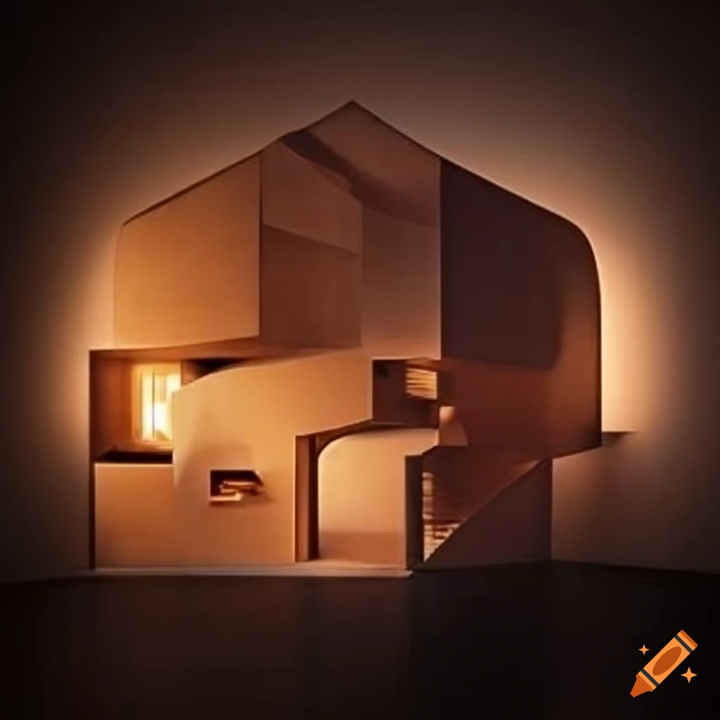 Creativity in architecture on Craiyon