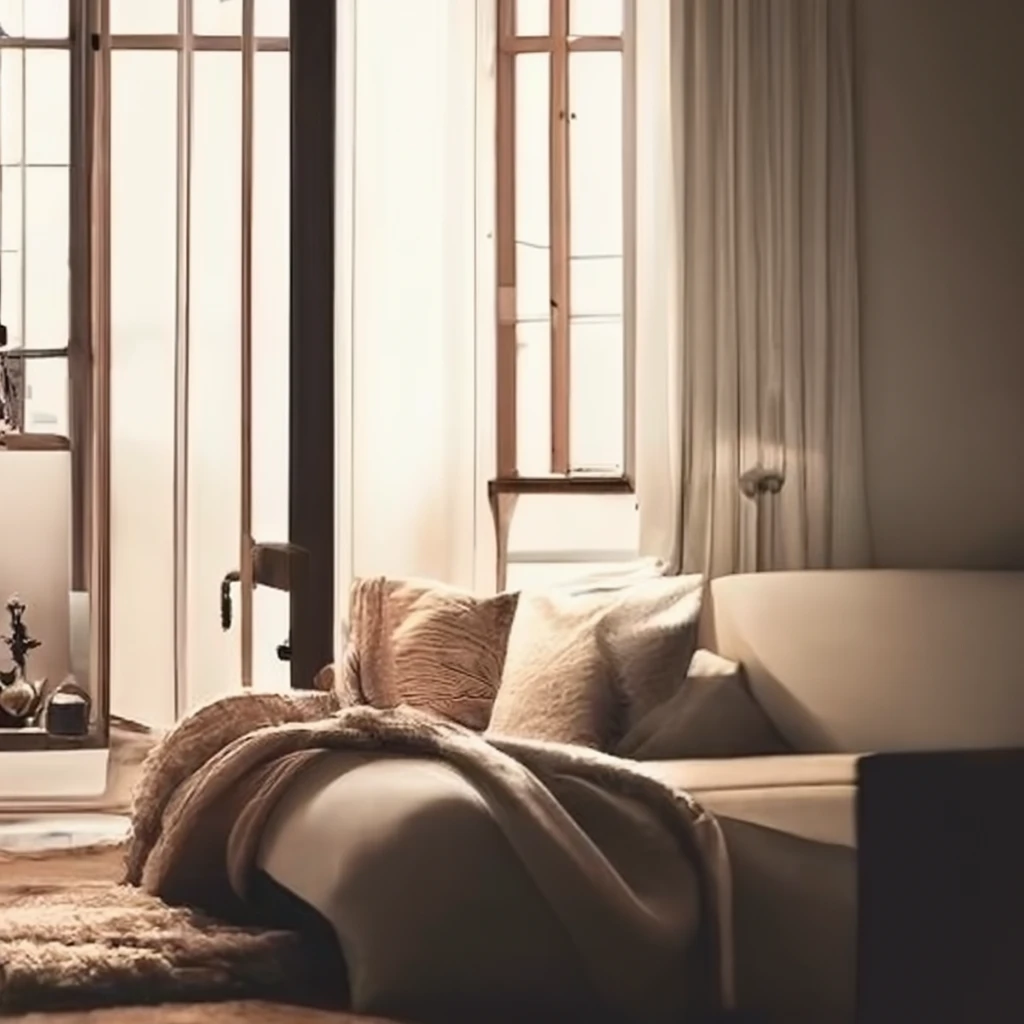 Modern cozy minimalism on Craiyon
