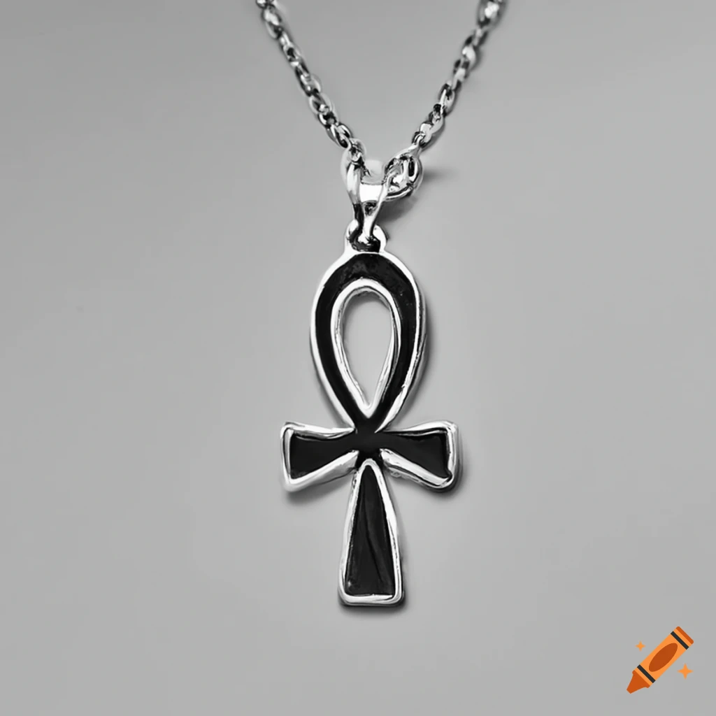Silver ankh pendant
