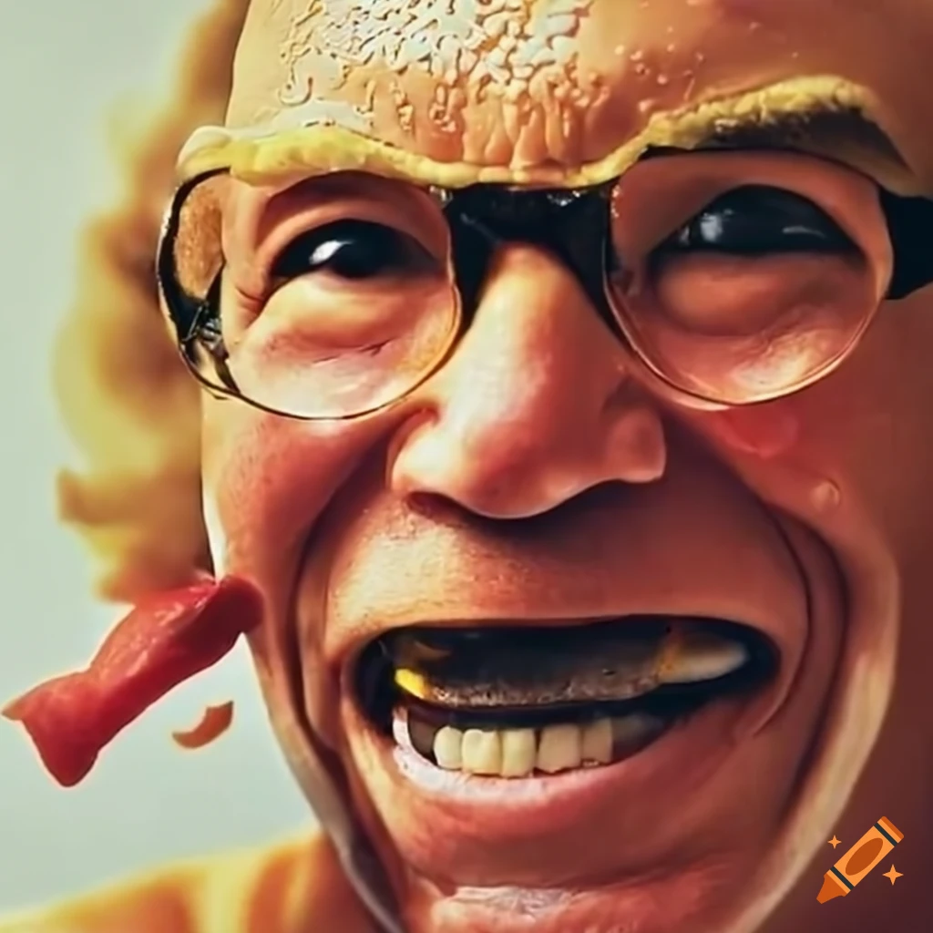 Humorous depiction of jimmy buffett with a cheeseburger in heaven on ...