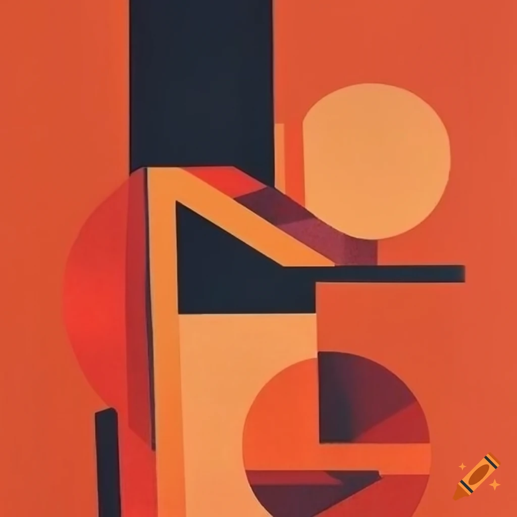 Vintage Constructivist Record Label Artwork