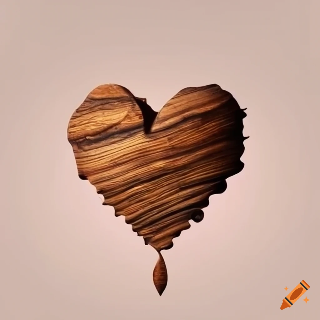 Acorn with a heart-shaped acorn-hat on Craiyon