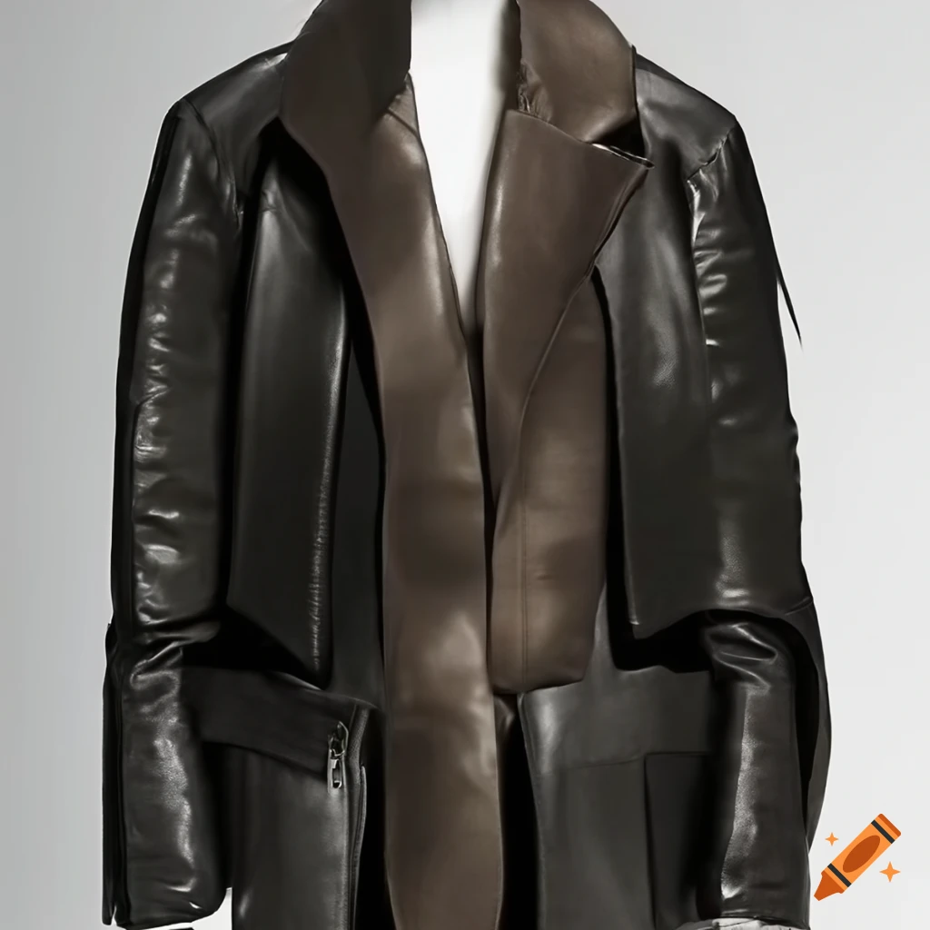 HD photo of a Martin Margiela bandage jacket for men on Craiyon