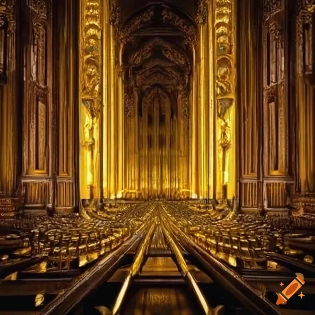 4k image of gold bars on Craiyon