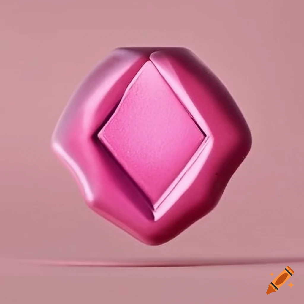 Fuchsia pink diamond wax seal on Craiyon