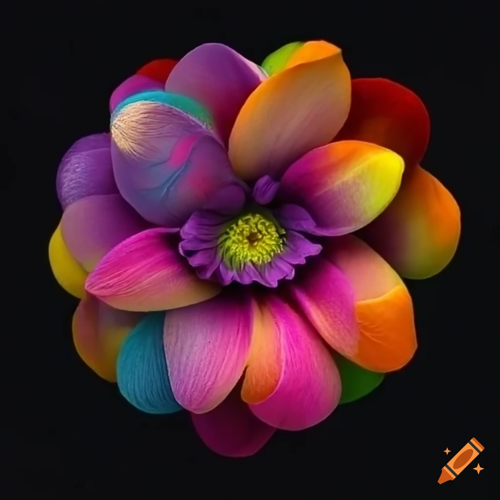 vibrant-fabric-flower-with-unique-and-diverse-petals-on-craiyon
