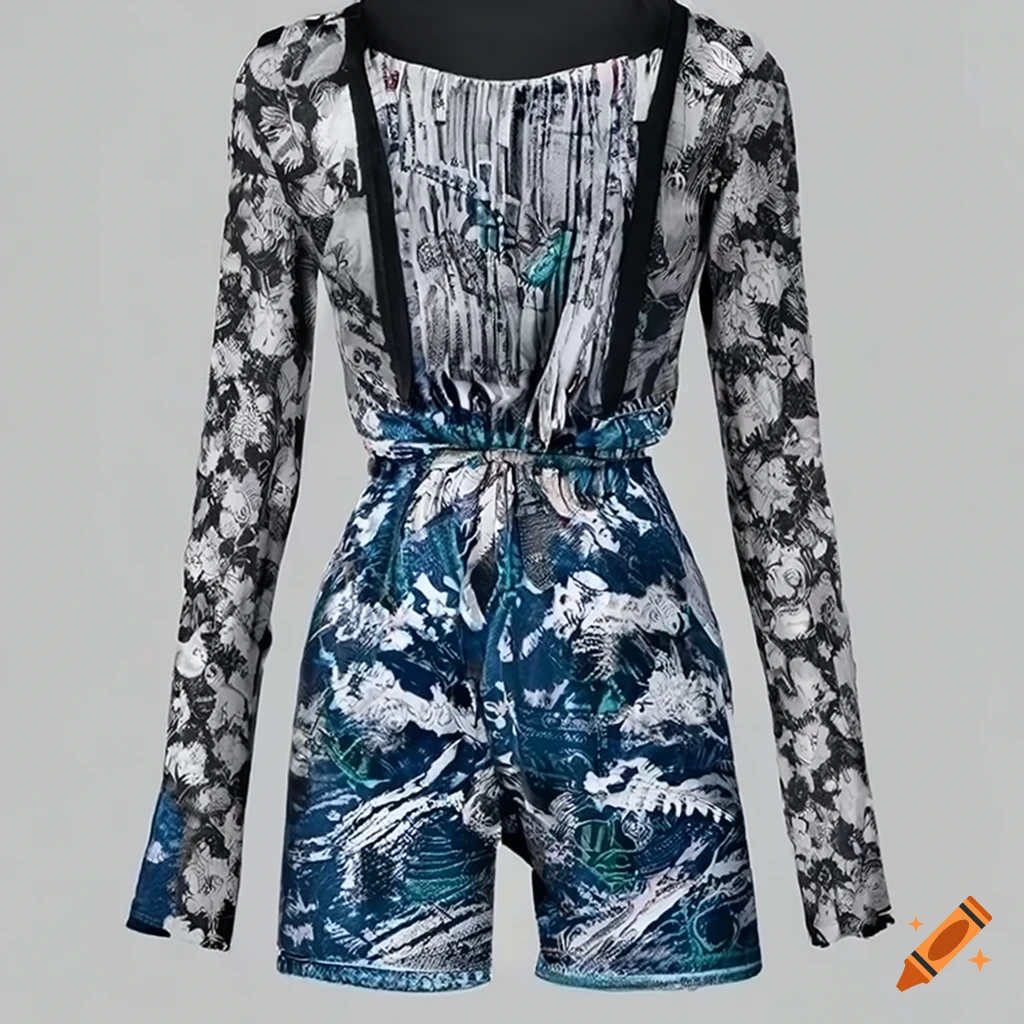 3d render of a bestselling playsuit with high resolution and design ...