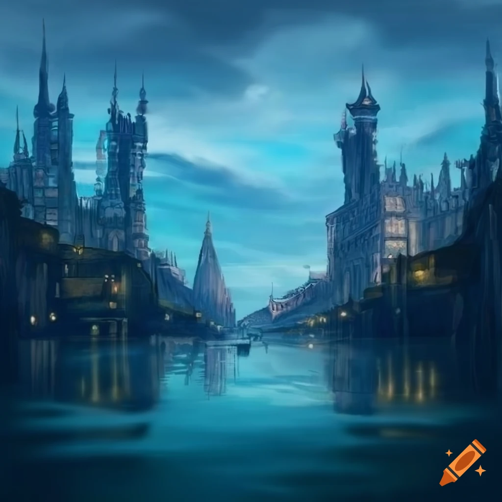 Fantasy old palace on Craiyon