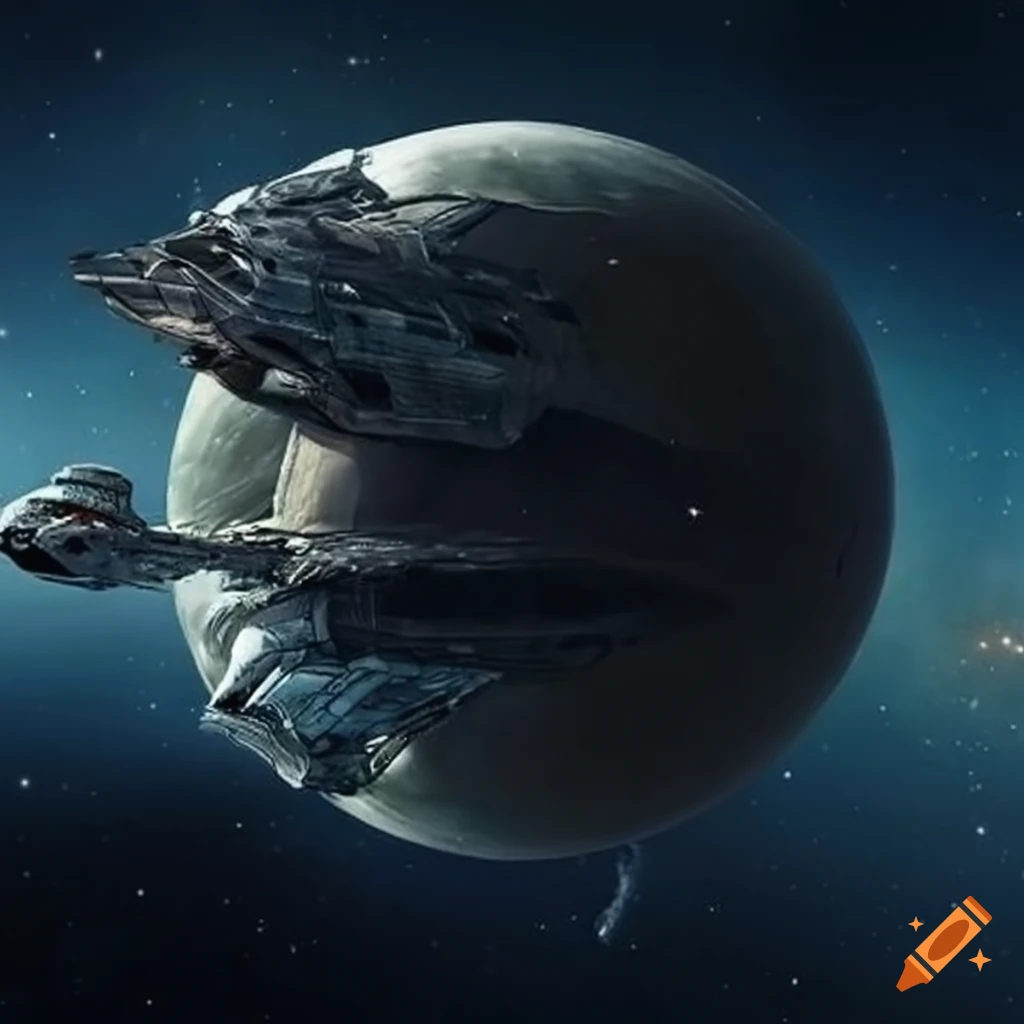 Strange alien space ship on Craiyon