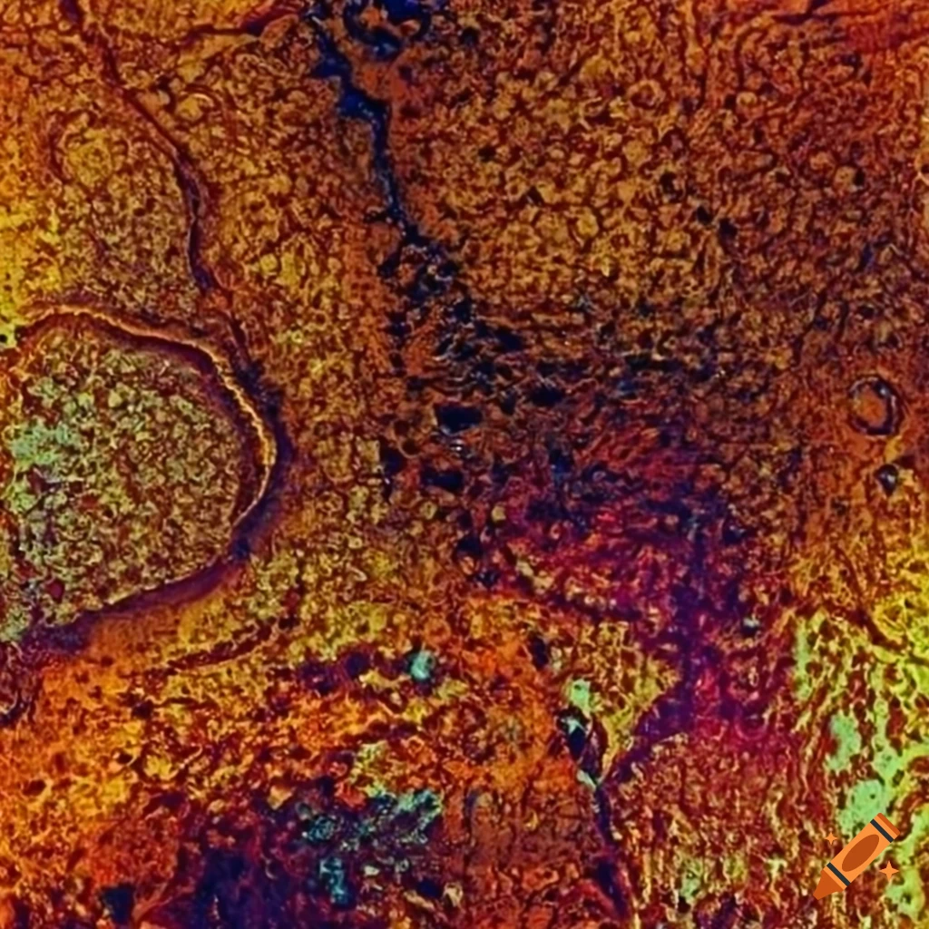 Metallography image with high contrast on Craiyon