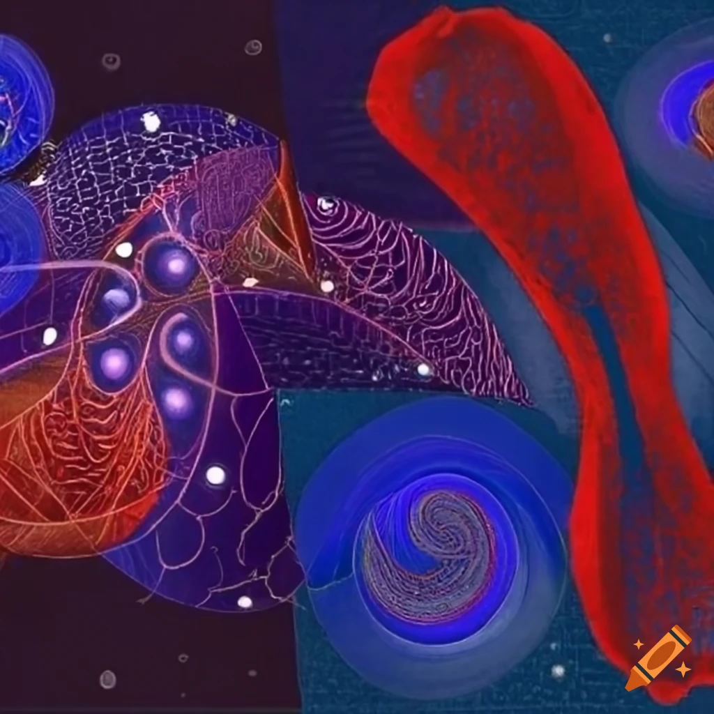 Max ernst inspired abstract collage artwork on Craiyon